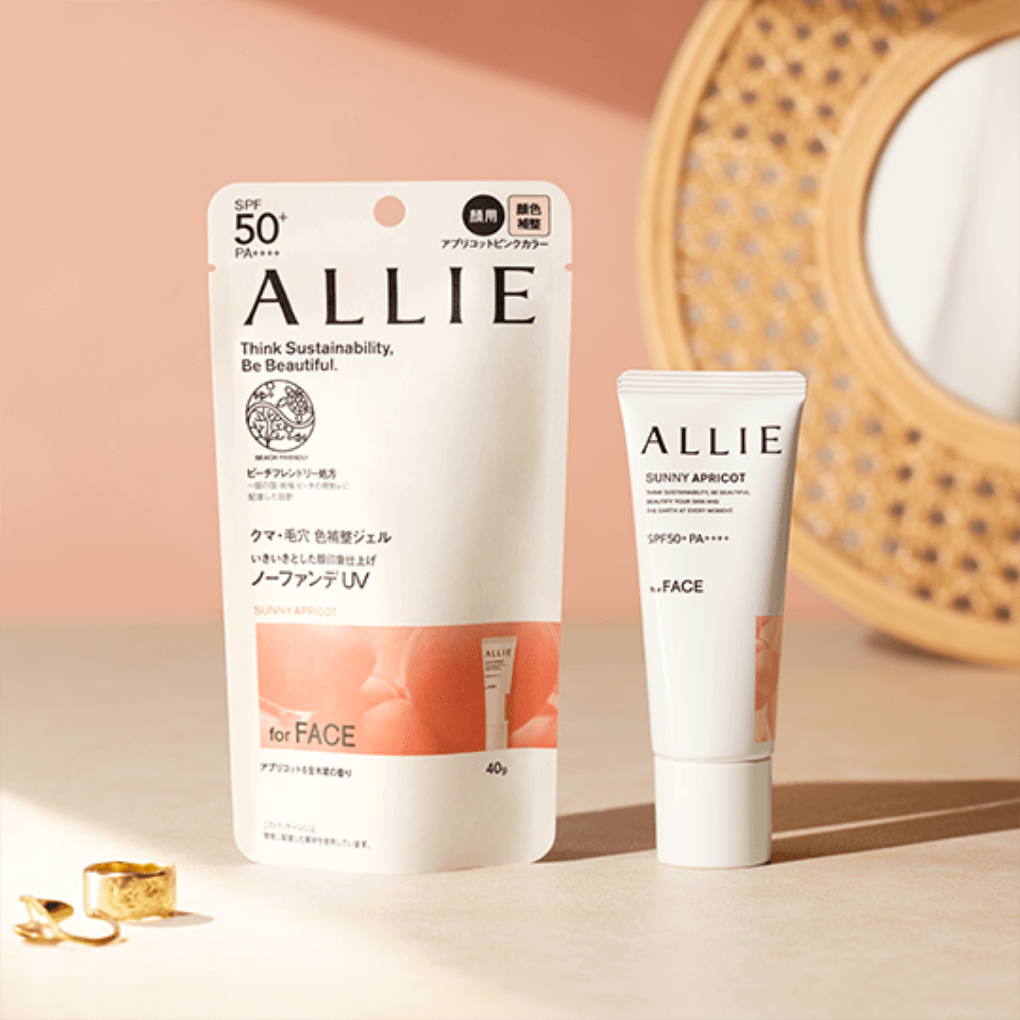 Allie Chrono UV Gel For Foundation-Free Makeup Sunny Apricot SPF50+ 40