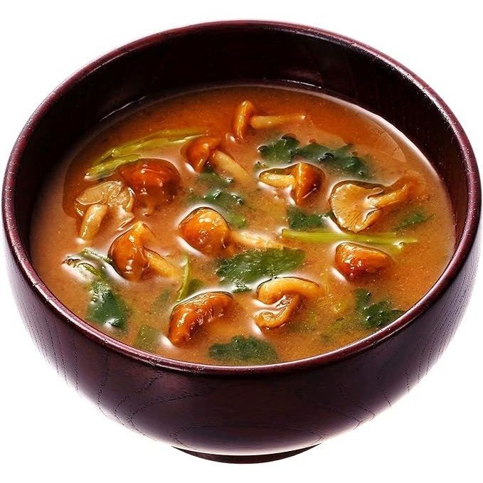 Amano Foods Freeze Dried Red Miso Soup with Nameko Mushroom 10 Serving