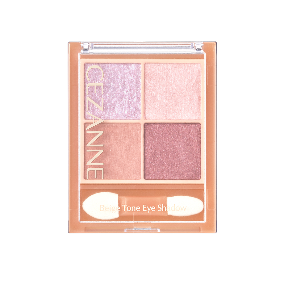 Cezanne Beige Tone Eyeshadow Four Color Eye Shadow Palette 4.3g ...