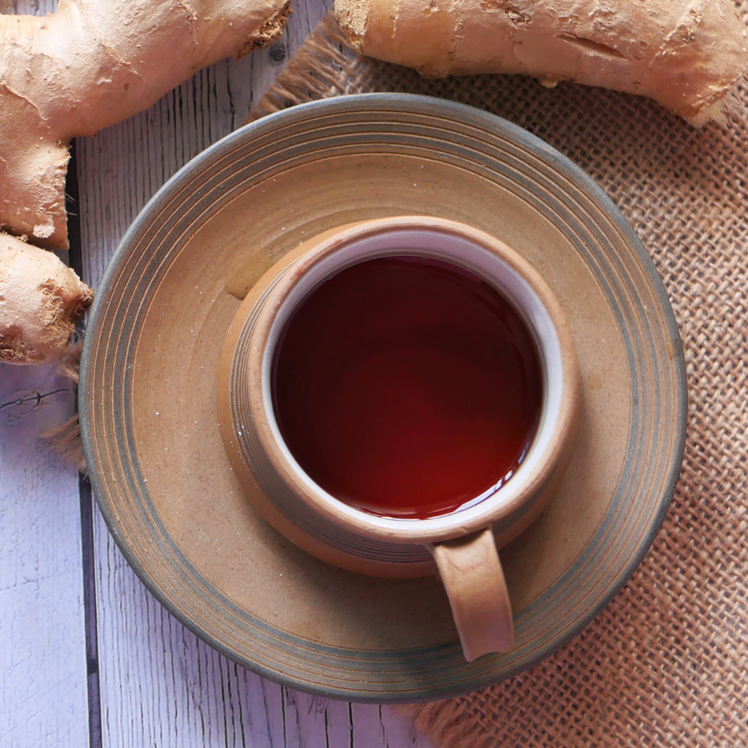 Chikyubatake Sweet Ginger Tea With Kokuto Brown Sugar 100g