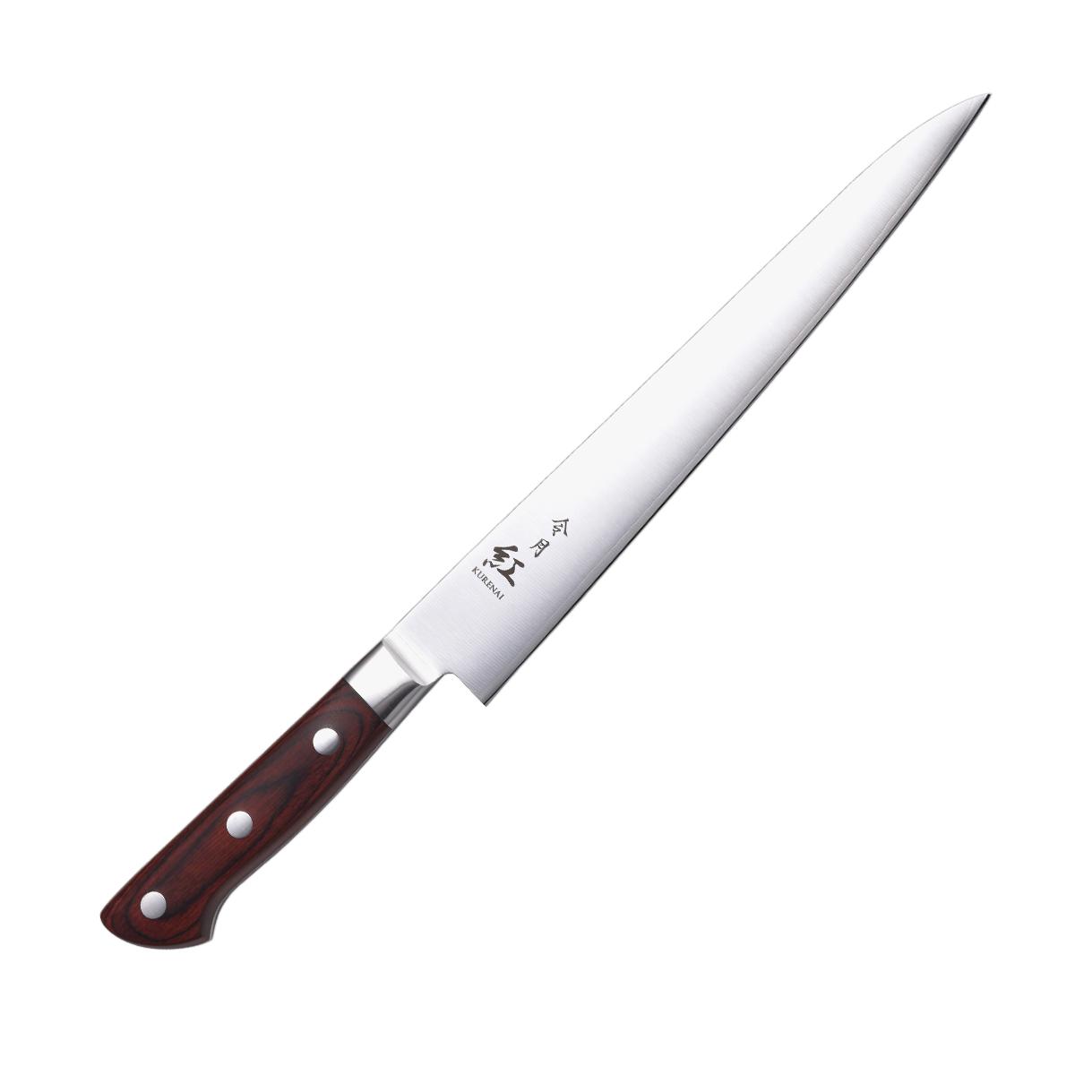 Kurenai Sujiki Knife Molybdenum Vanadium Slicing Knife 240mm