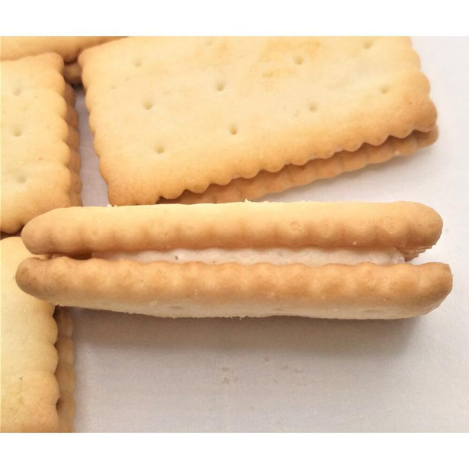 Glico Bisco Rich Butter Cream Sandwich Cookies 15 Pieces (Pack of 5)