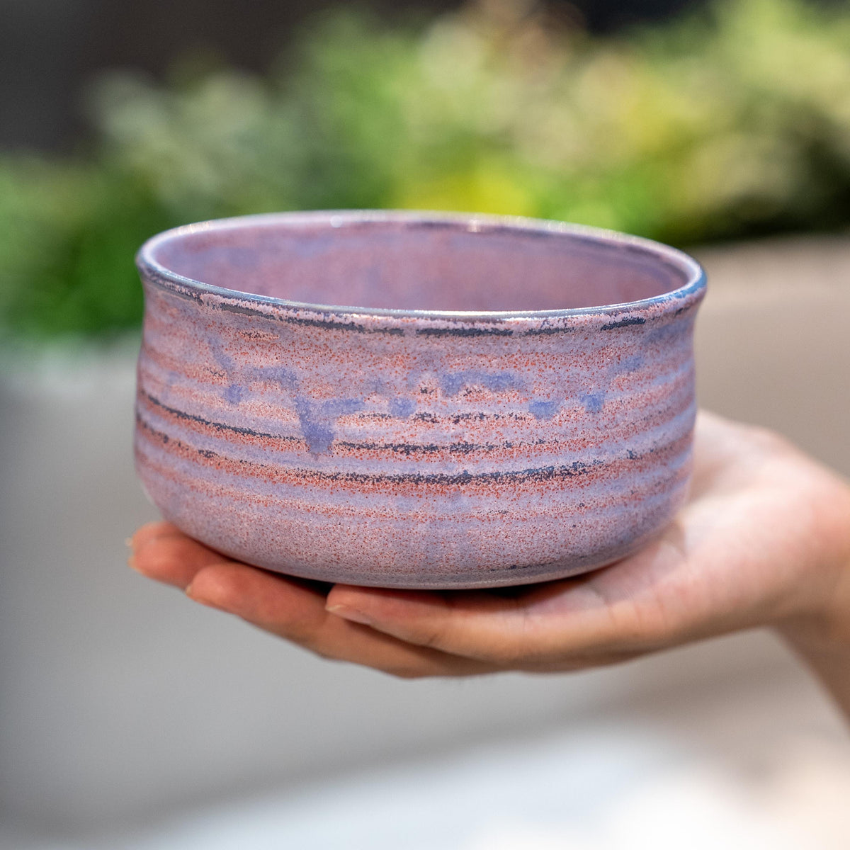 Hasami Porcelain Matchawan Pink Matcha Tea Bowl With Wooden Box