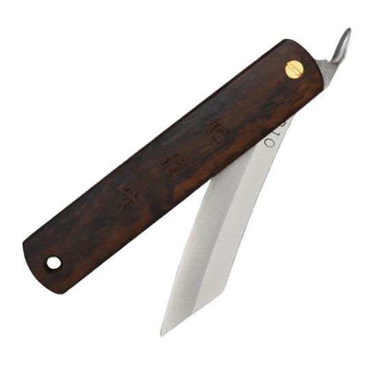 Higonokami Ironwood Handmade Japanese Folding Pocket Knife 170mm