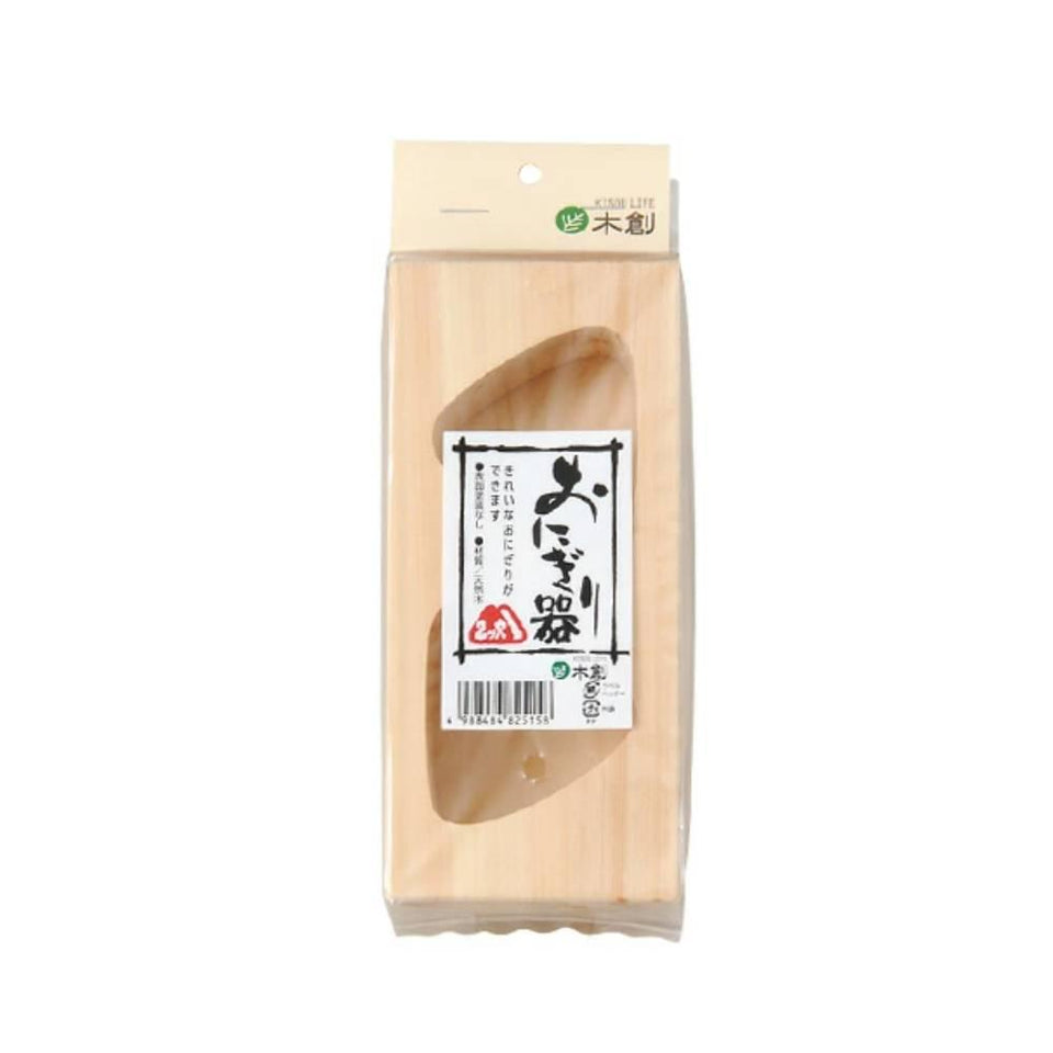 Hinoki Onigiri Mold Handcrafter Wooden Rice Ball Shaper 17cm