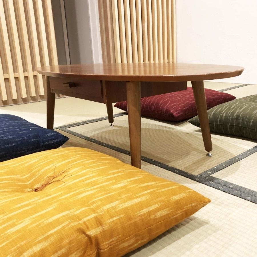 Ikeura Cotton Zabuton Traditional Japanese Floor Cushion 55 x 59cm ...