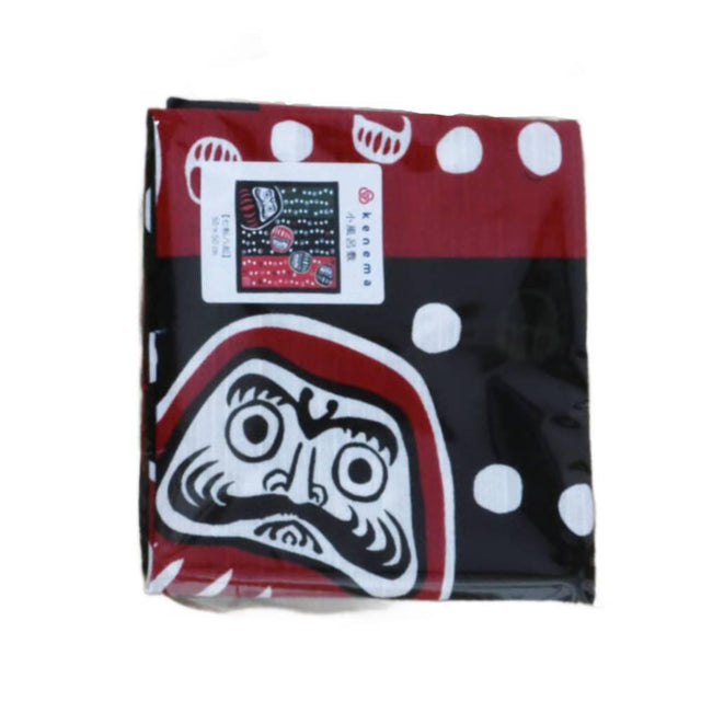 Kenema Furoshiki Nanakorobiyaoki Small Black Cotton Wrapping Cloth 50c