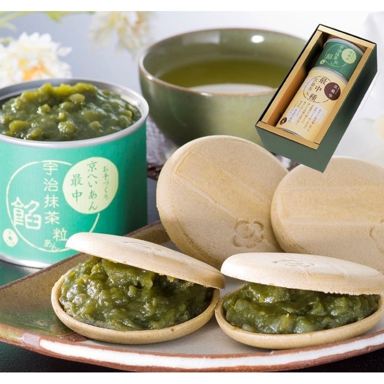 Kiyosen Monaka Wafer Uji Matcha Azuki Paste Wagashi Making Set ...