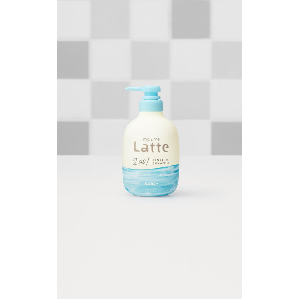 Kracie Ma & Me Latte 2-in-1 Rinse In Conditioning Shampoo 490ml – Japanese Taste