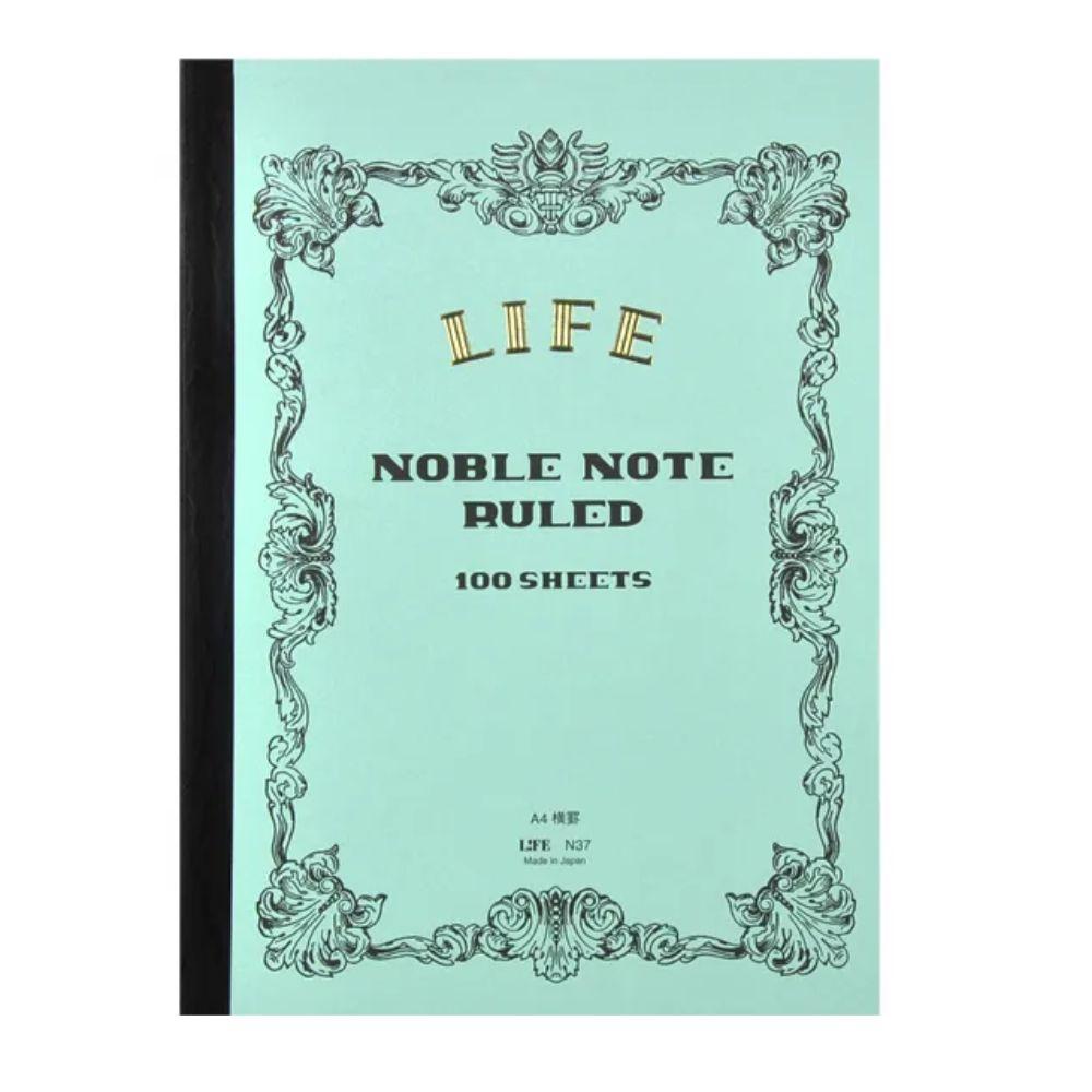 Life Noble Notebook A4 College Ruled 8mm N37 (100 Pages) – Japanese Taste