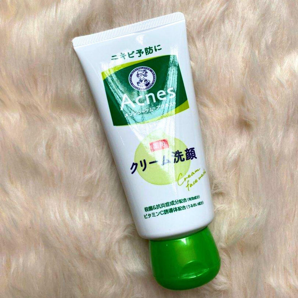 Mentholatum Acnes Cream Face Wash For Acne 130g