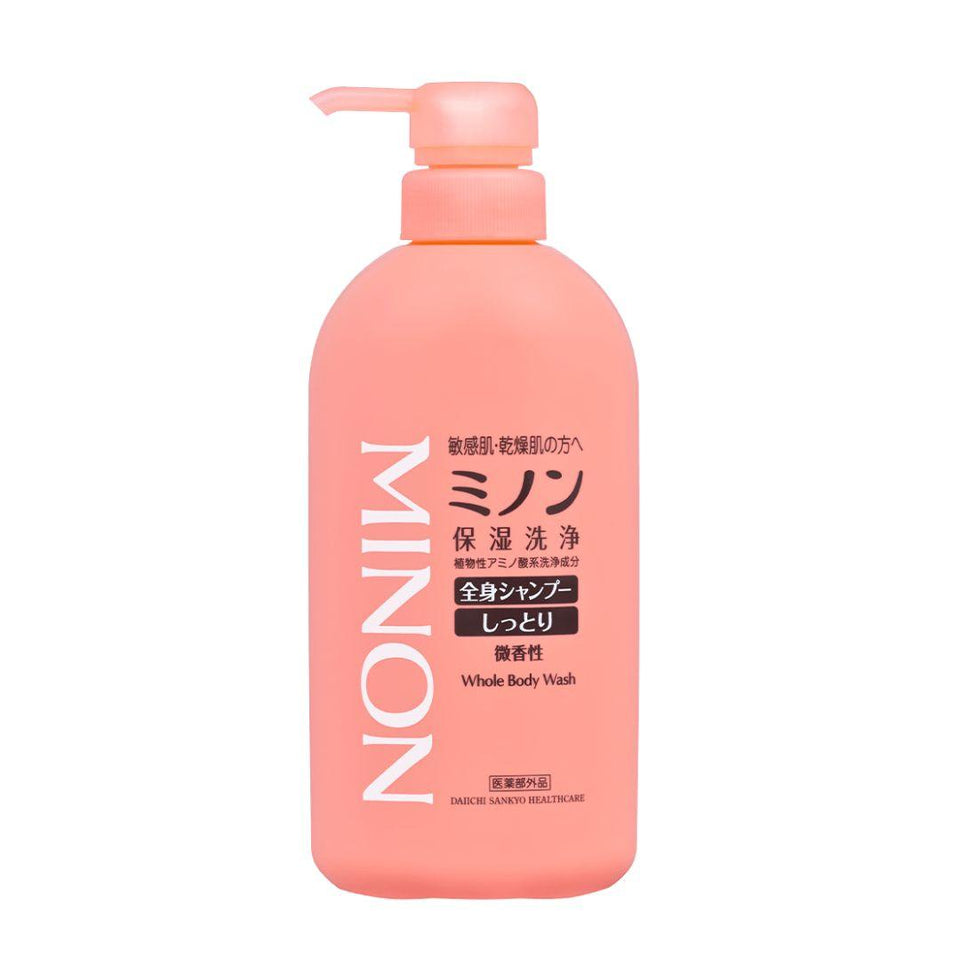 Minon Whole Body Wash Moisturizing Body Wash For Dry Skin 450ml