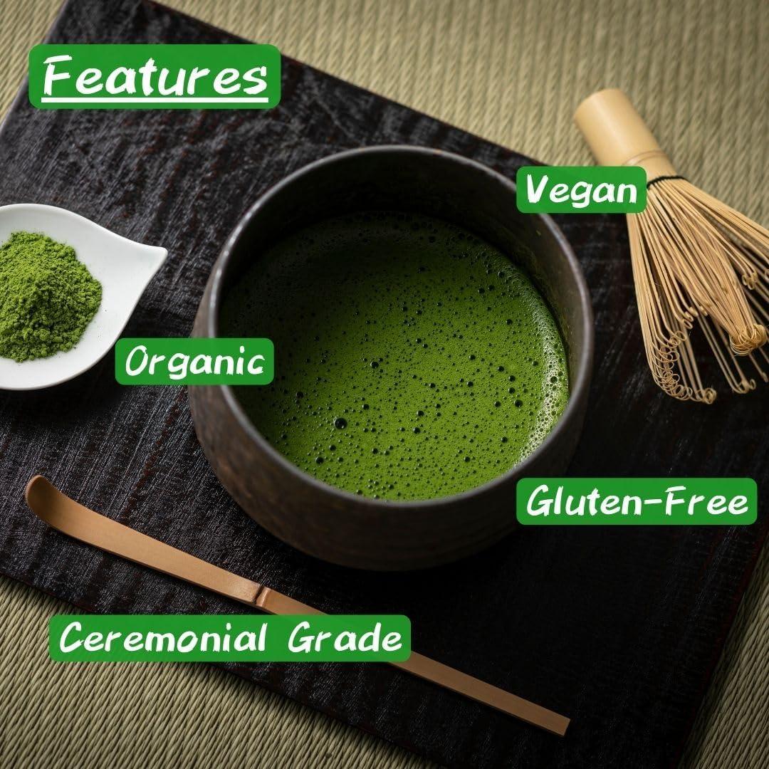 Morihan Certified Organic Uji Matcha Green Tea Powder 30g
