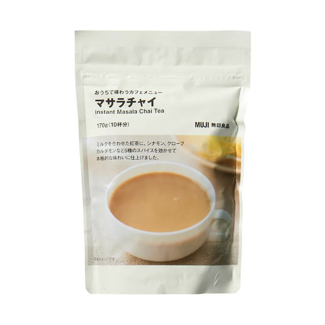 Muji Masala Chai Spiced Tea Instant Tea Powder 170g – Japanese Taste