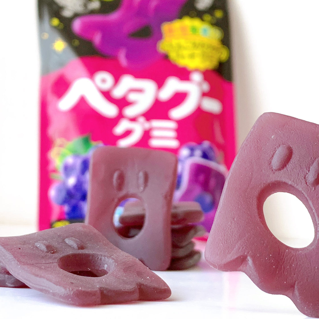 Nobel Petagu Gummies Grape Flavor Cute Gummy Candy 50g – Japanese Taste
