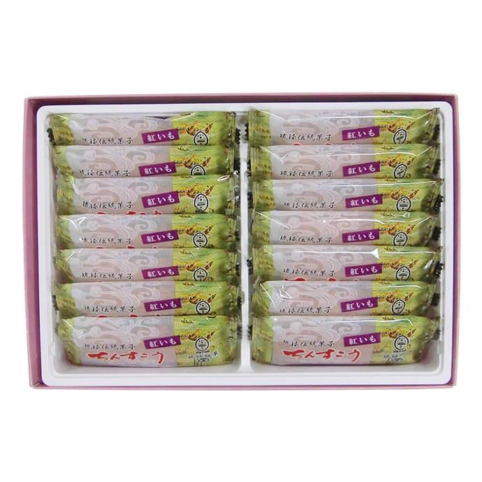 Okashi Goten Purple Sweet Potato Chinsuko Shortbread Cookies 14 ct.