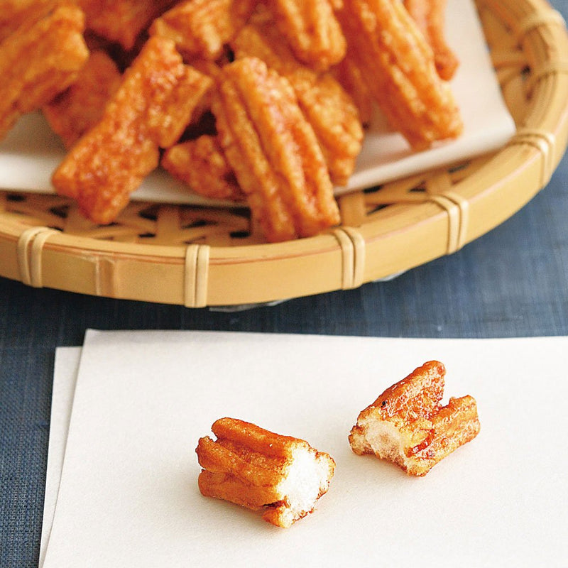 Organic Karinto Rice Crackers Soaked With Shoyu Brown Sugar 30g (Pack