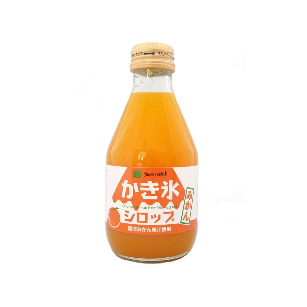 Fruit Basket Mikan Kakigori Syrup Additive-Free Mandarin Orange Shaved