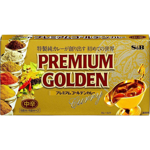 S&B Foods Premium Golden Japanese Curry Roux Blocks 160g