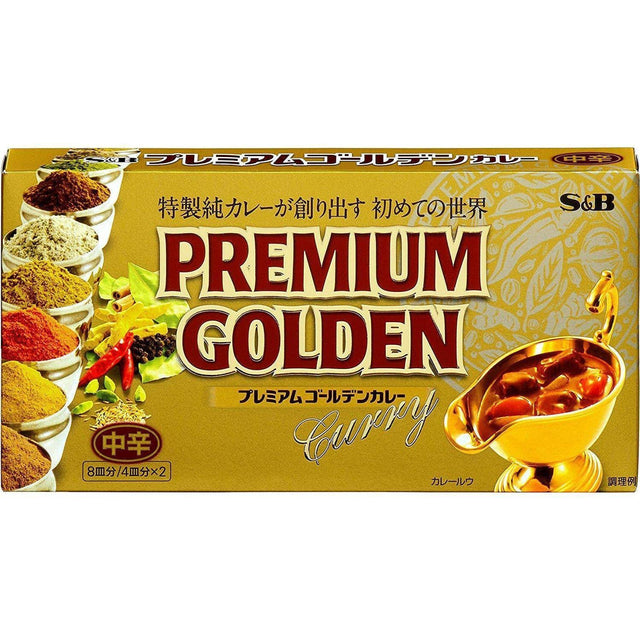 S&B Premium Golden Japanese Curry Roux Blocks 160g – Japanese Taste