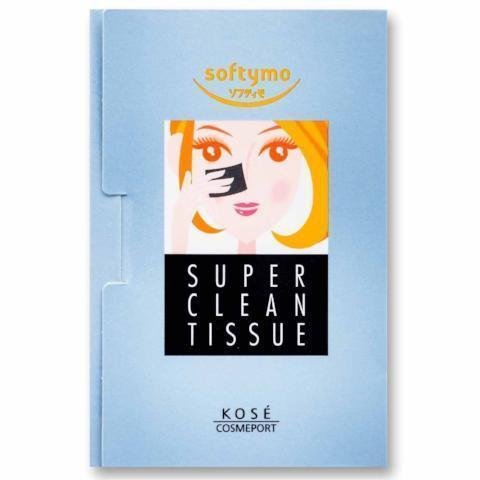 Softymo Oil-Off Super Black Sheet Oil Blotting Paper 60 Sheets