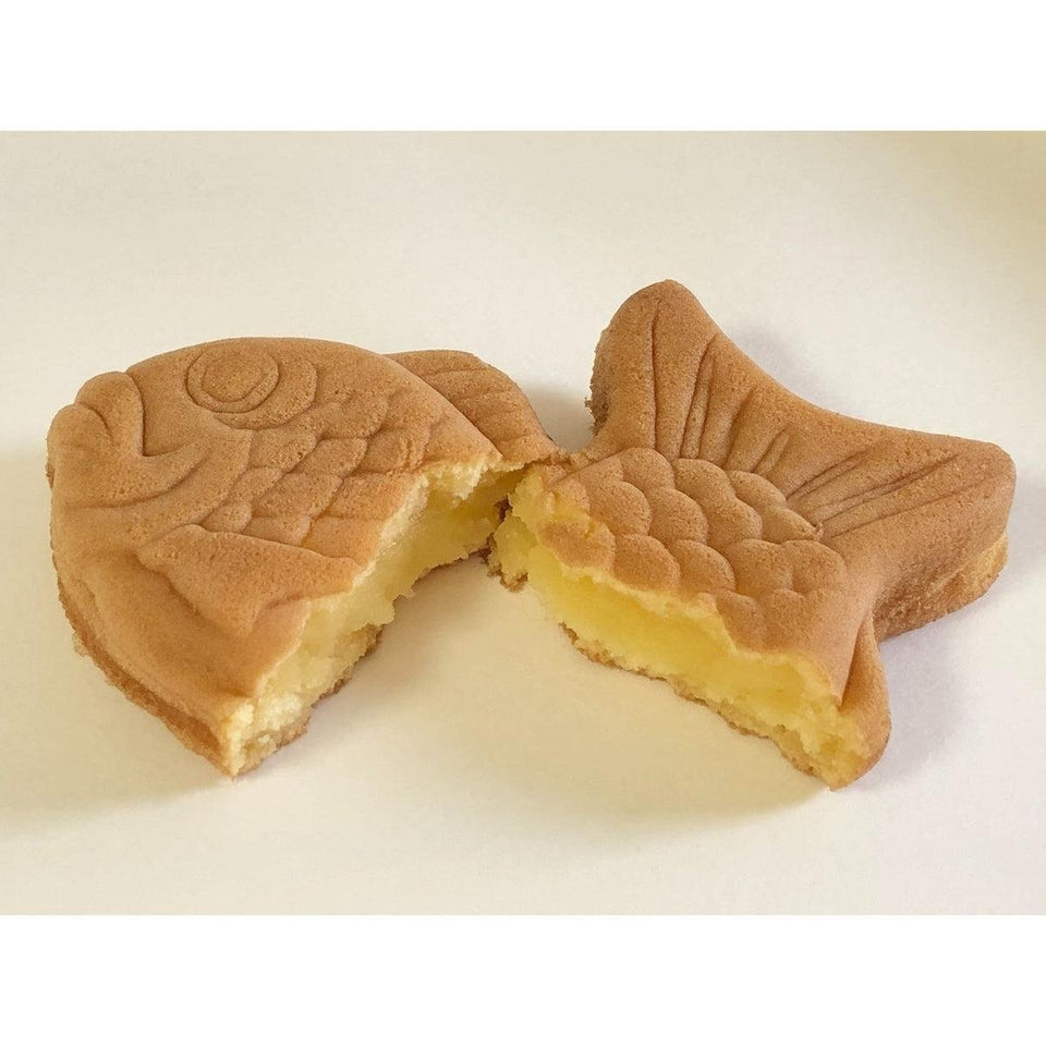 Tada Seika Taiyaki Custard Cream Filled Waffle Snack 10 Pieces – Japanese Taste