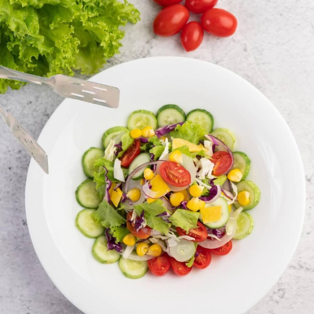 Salad Tongs Stainless Steel Caesar Salad Tosser & Server 190mm