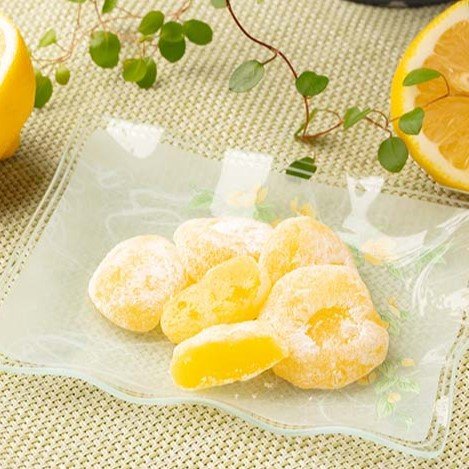 Seiki Bite Sized Daifuku Mochi Snack Setouchi Lemon Flavor 130g (Pack