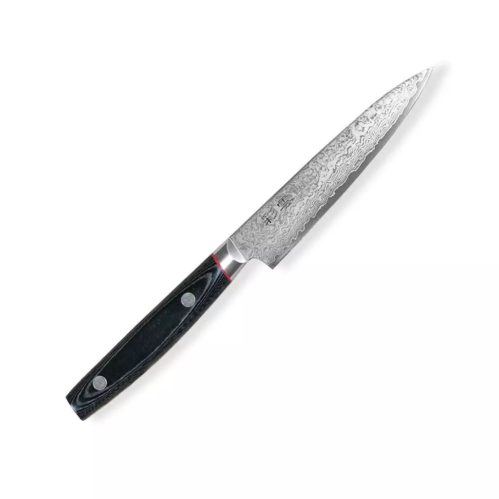Seki Kanetsugu Saiun 33-Layer Damascus Steel Utility Knife 120mm