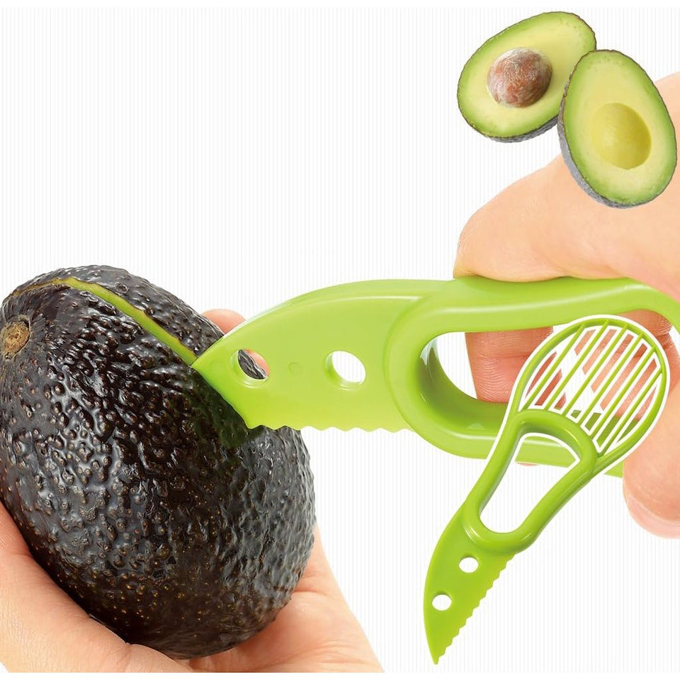 Shimomura Avocado Cutter All-In-One Avocado Slicing & Peeling Tool ...