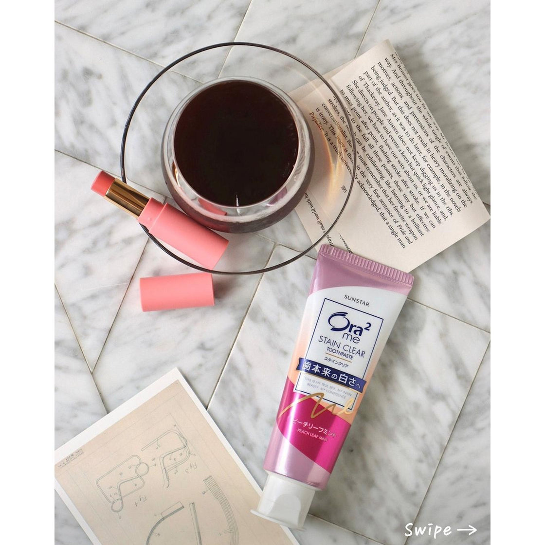 Sunstar Ora2 Stain Removal Toothpaste Peach Mint Flavor 130g – Japanese ...