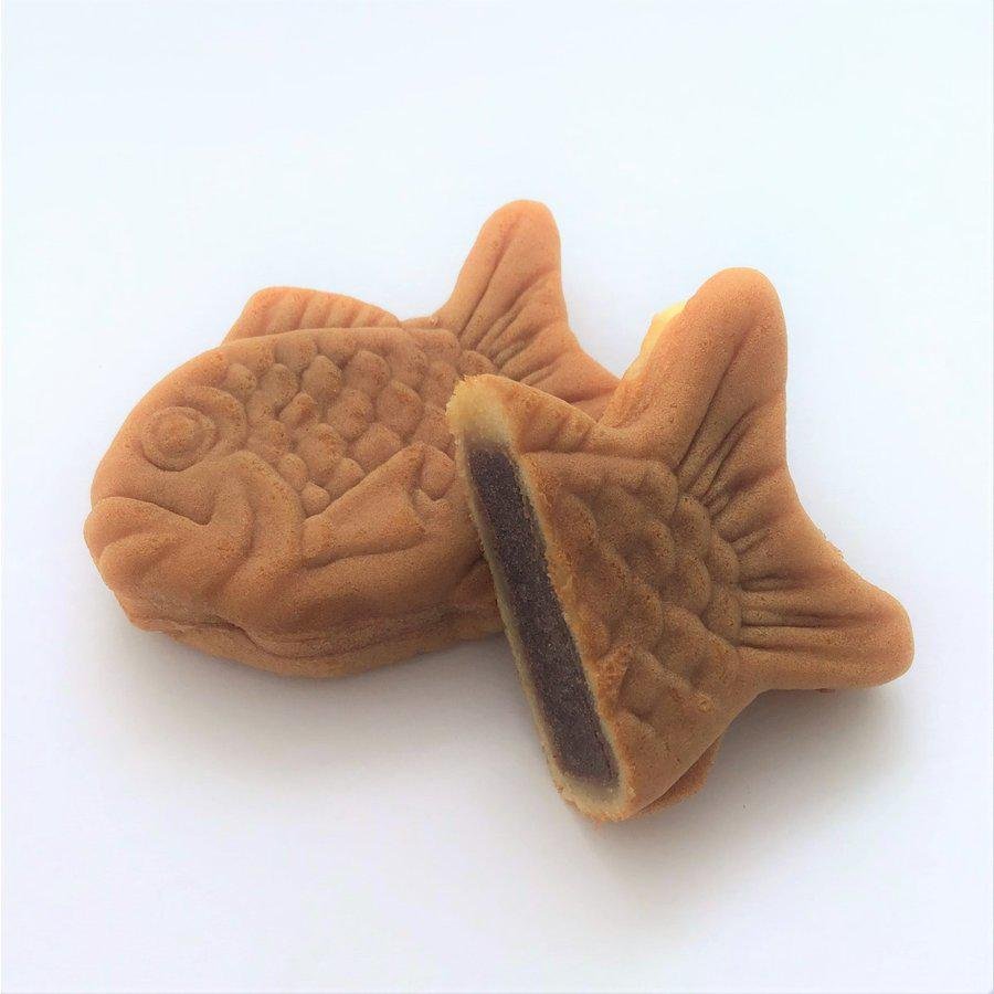 Tada Seika Taiyaki Azuki Bean Paste Filled Waffle Snack 10 Pieces ...