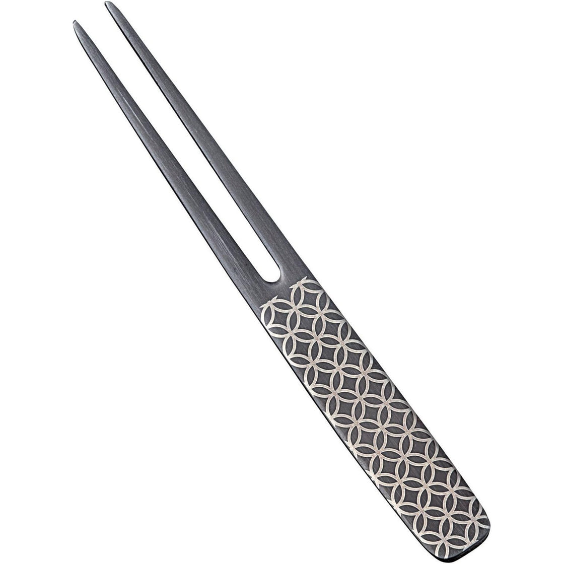 Todai Japanese Black Oxide Steel Wagashi Pick Fork 7 Piece Set