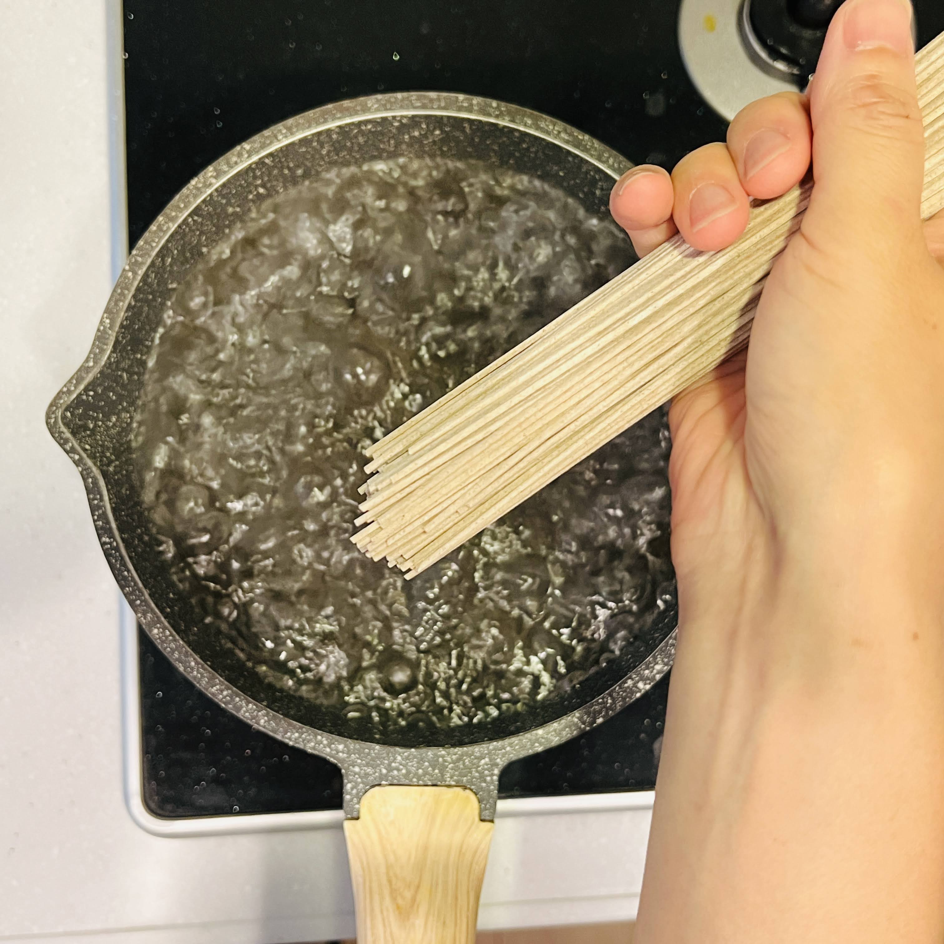 how to boil soba