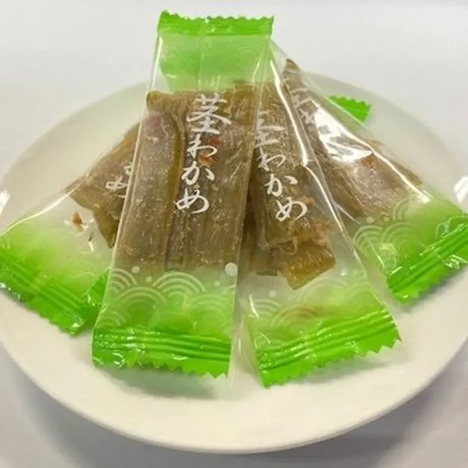 Sokan Ume Plum & Bonito Flavored Wakame Stems Seaweed Snack 63g (Pack