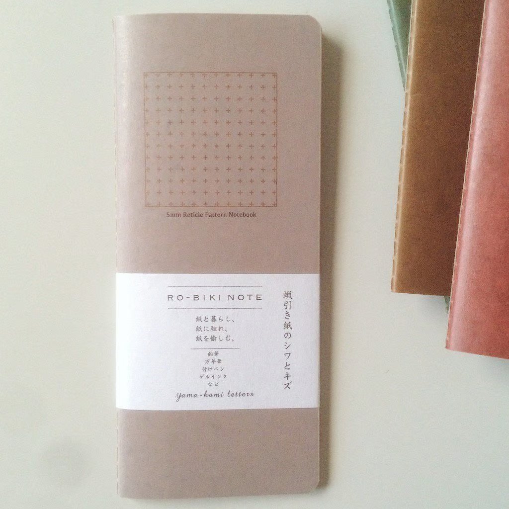 Yamamoto Ro-Biki Note Premium Wax Paper Dot-Grid Notebook (60 Pages)